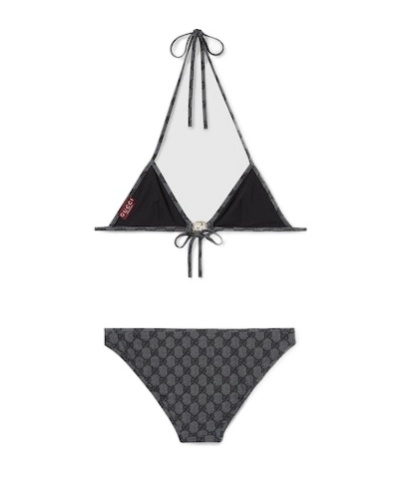 Gucci Printed Gg Stretch Jersey Bikini