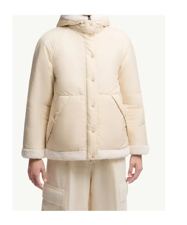 Moncler Zip-up Fleece Jacket With Drawstring Hood