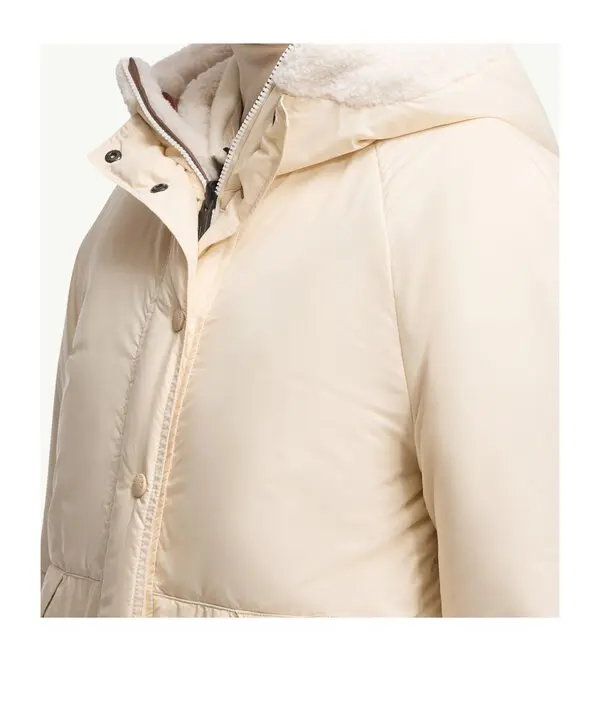 Moncler Zip-up Fleece Jacket With Drawstring Hood