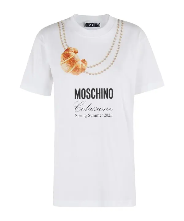 Moschino Short-sleeved T-shirt With Graphic Detail