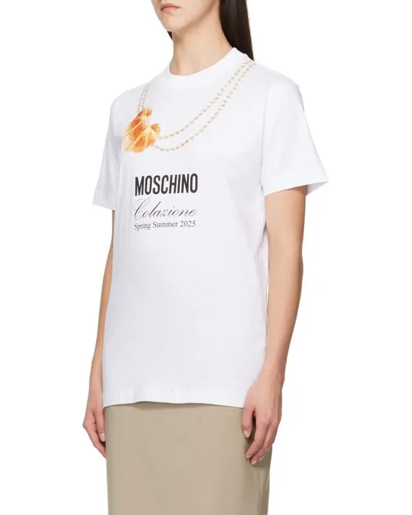 Moschino Short-sleeved T-shirt With Graphic Detail