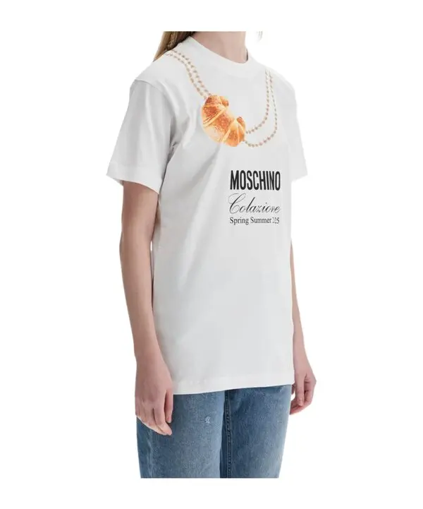 Moschino Short-sleeved T-shirt With Graphic Detail