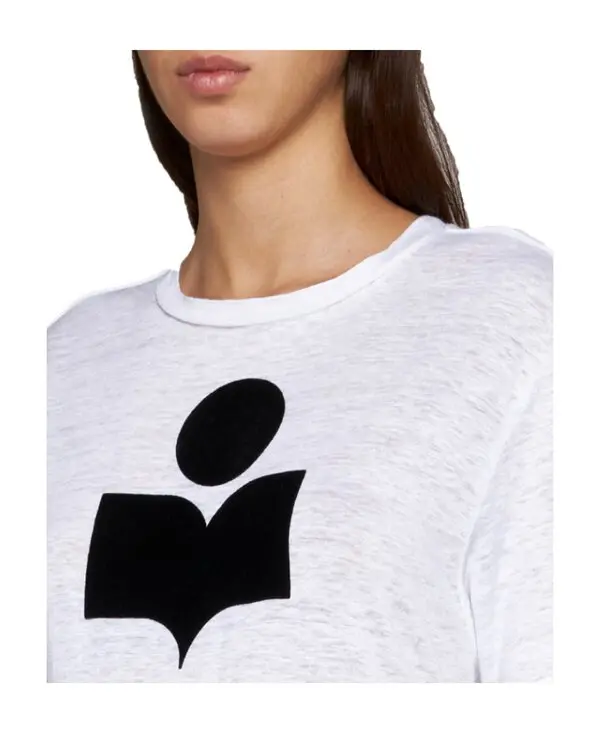 Isabel Marant Étoile Logo Print Crewneck T-shirt