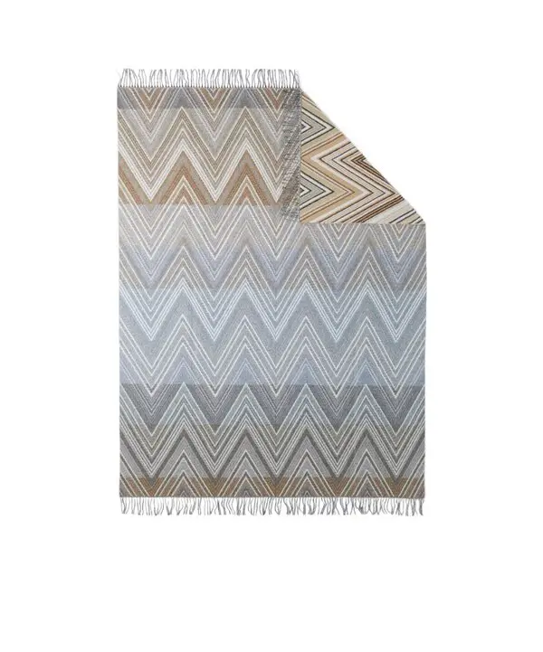 Missoni Zigzag-design Blanket - Gray