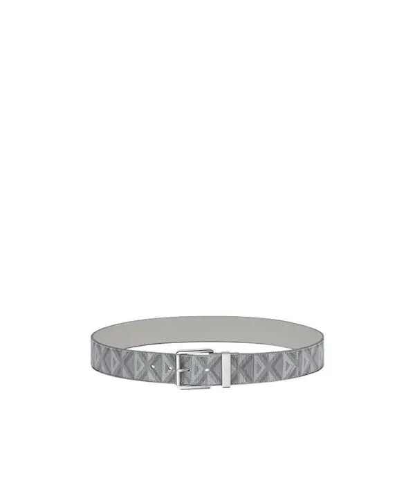 Dior Cd Pattern Belt - Grey