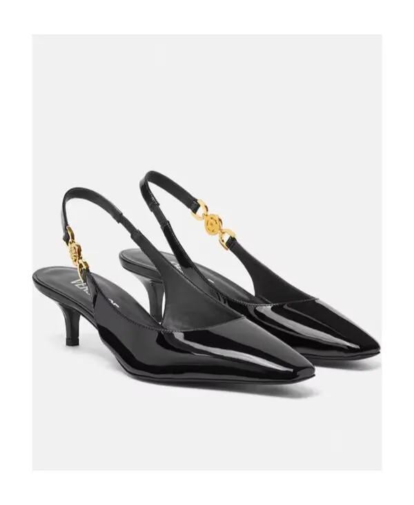 Versace Medusa '95 Patent Leather Slingback Pumps