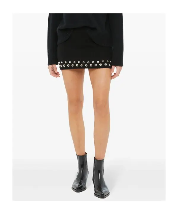 Alanui Love And Studs Mini Skirt