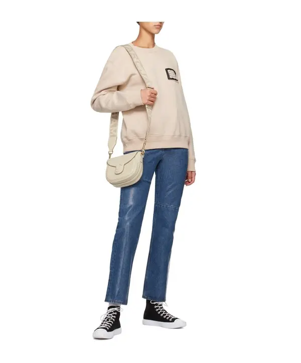 Marc Jacobs The Covered J Marc Saddle Bag - Nude