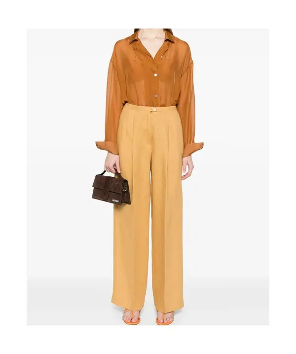 FORTE_FORTE Chiffon Silk Shirt