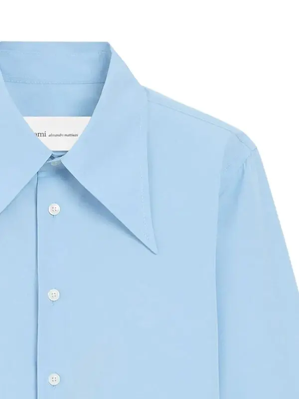 AMI Paris Long Sleeve Shirt - Blue