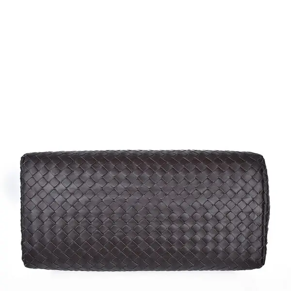 Bottega Veneta Woven Handbag With Metal Buckles