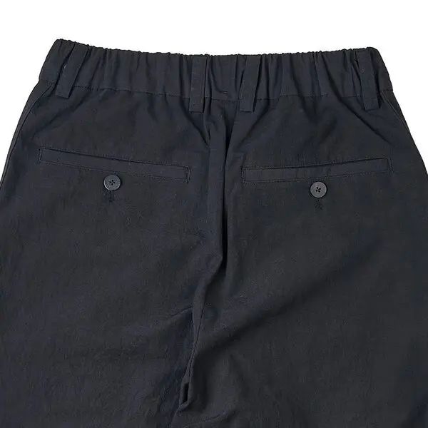 WOOYOUNGMI Belt Loop Casual Pants - Black