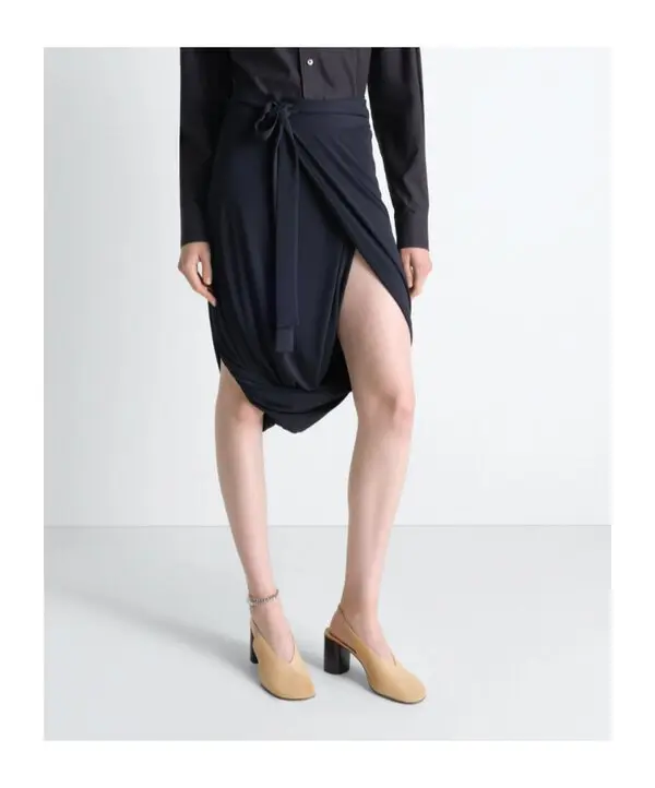 LEMAIRE Wrap Skirt - Black