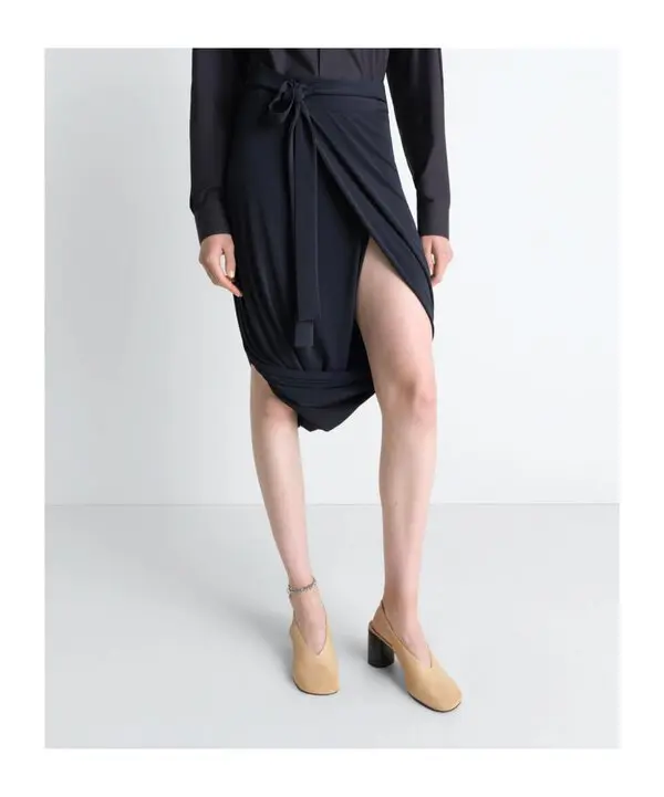 LEMAIRE Wrap Skirt - Black