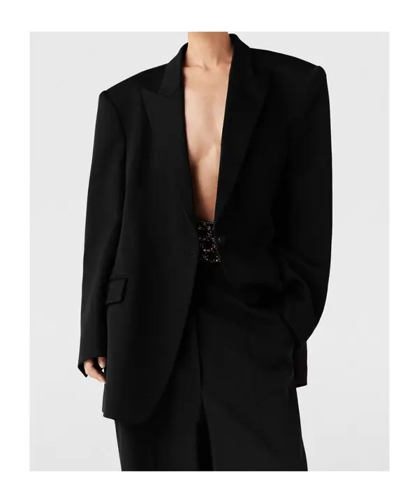 Stella McCartney Oversized Peak Lapel Blazer