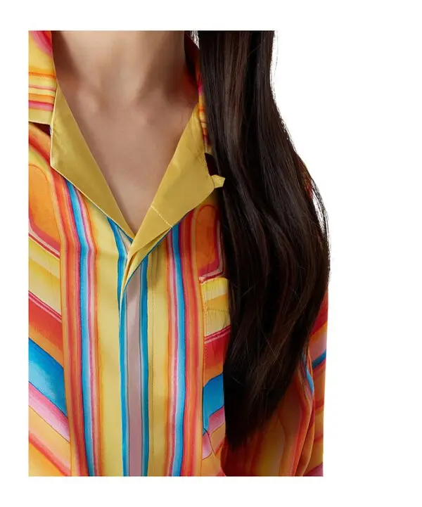 Casablanca Graphic Print Long Sleeve Shirt