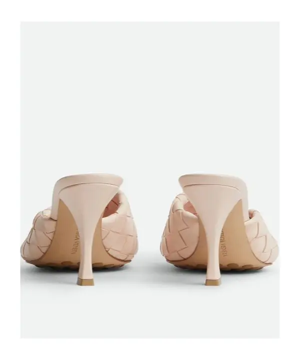 Bottega Veneta Woven Leather Blink Mule - Cameo