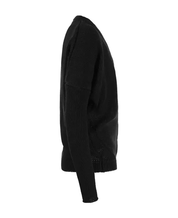 Marni Logo Embroidered V-neck Buttoned Cardigan