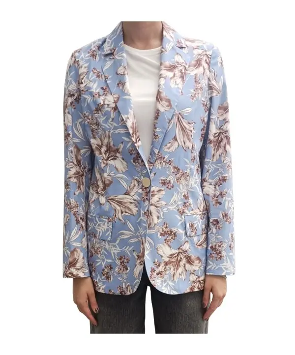 Liu Jo Printed Poplin Blazer