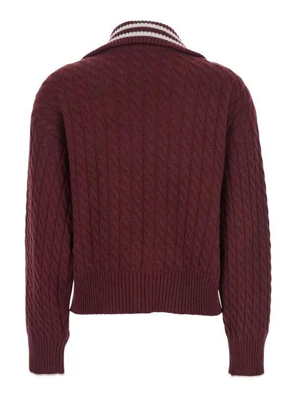 Brunello Cucinelli Logo Detailed Zip-up Cardigan