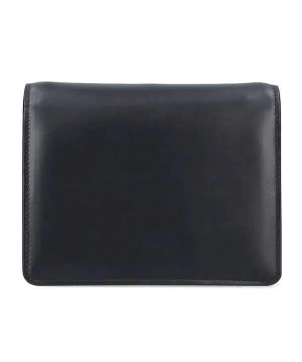 Dolce & Gabbana Logo Plaque Foldover Crossbody Bag