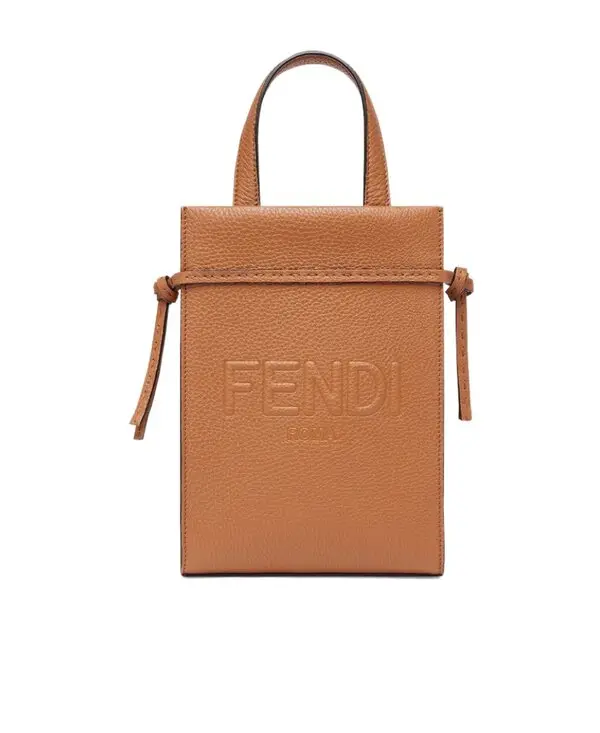 Fendi Go To Shopper Mini Bag - Brown