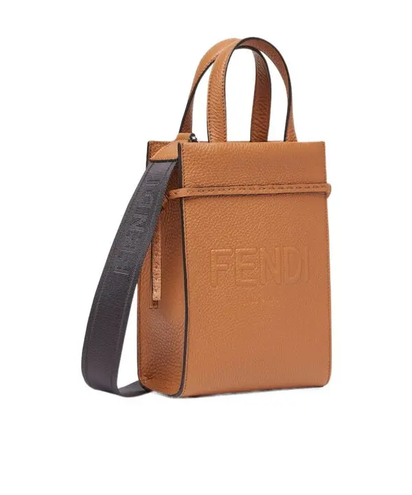 Fendi Go To Shopper Mini Bag - Brown