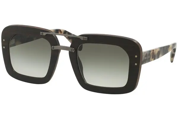 Prada Wood Logo Sunglasses