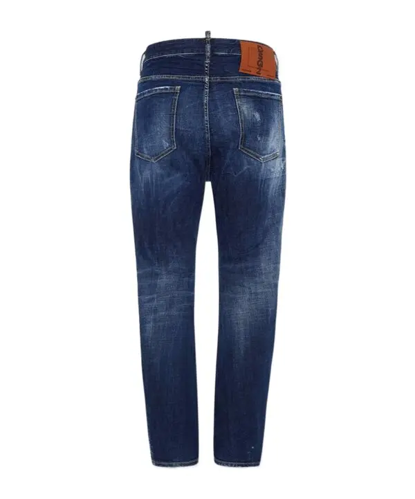 Dsquared2 Distressed Stretch-cotton Jeans