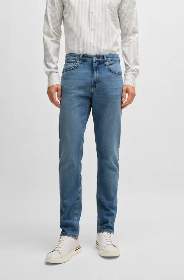 Hugo Boss Delaware Slim-fit Jeans - Blue