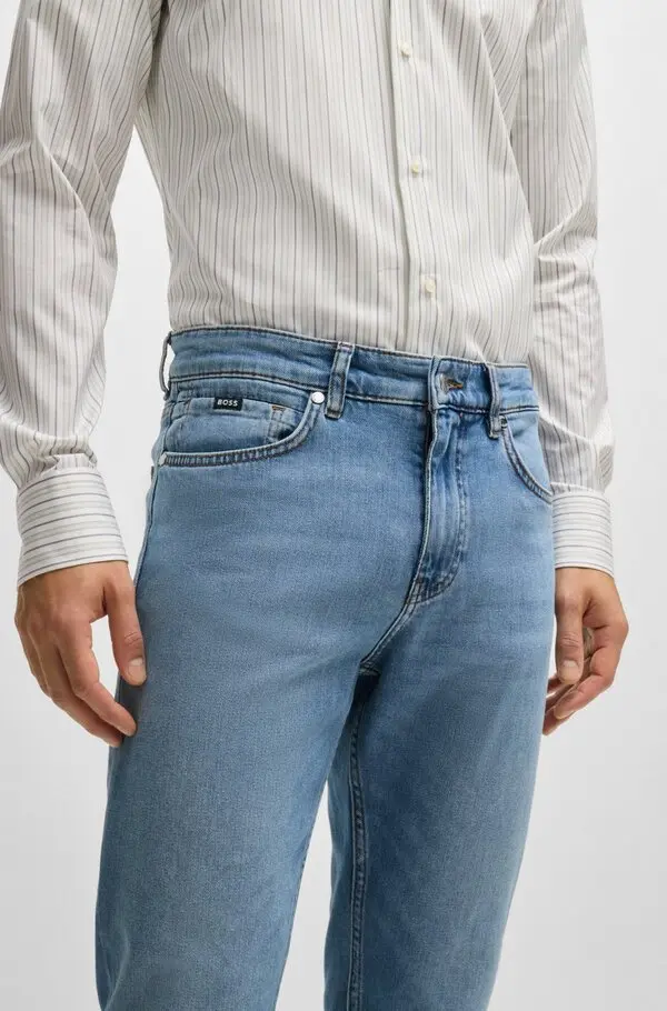 Hugo Boss Delaware Slim-fit Jeans - Blue