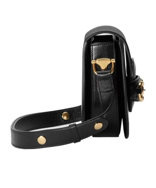 Gucci 1955 Horsebit Mini Shoulder Bag - Black
