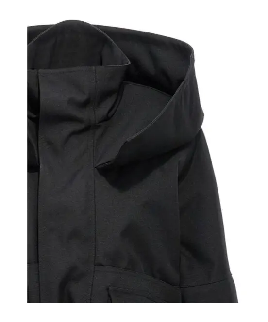 Balenciaga Oversized Zip-up Jacket With Stand Collar And Drawstring Waist
