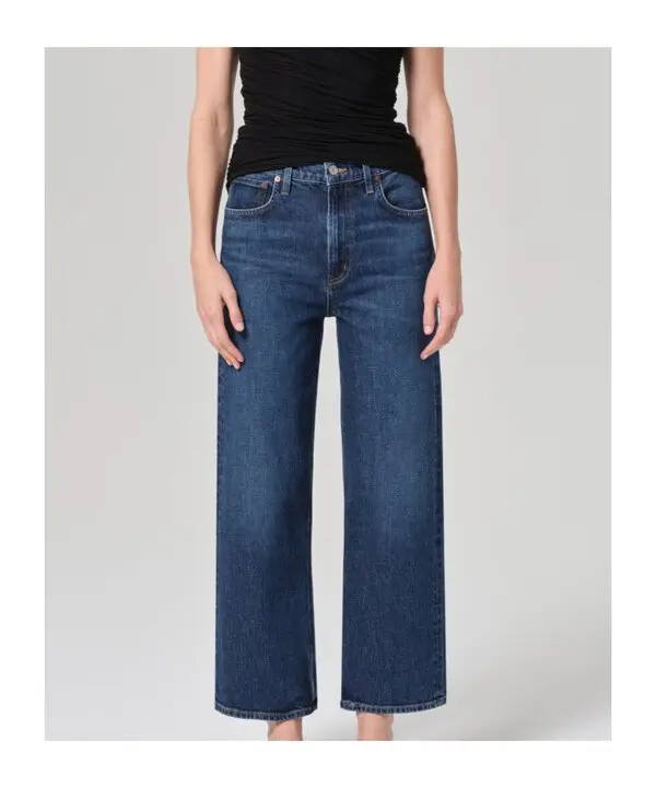 AGOLDE High Rise Wide Leg Jeans