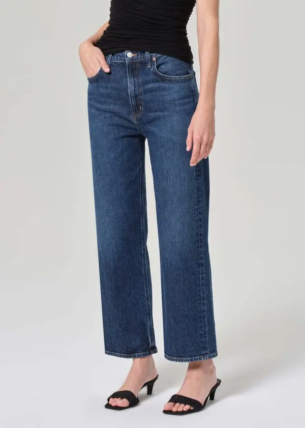 AGOLDE High Rise Wide Leg Jeans