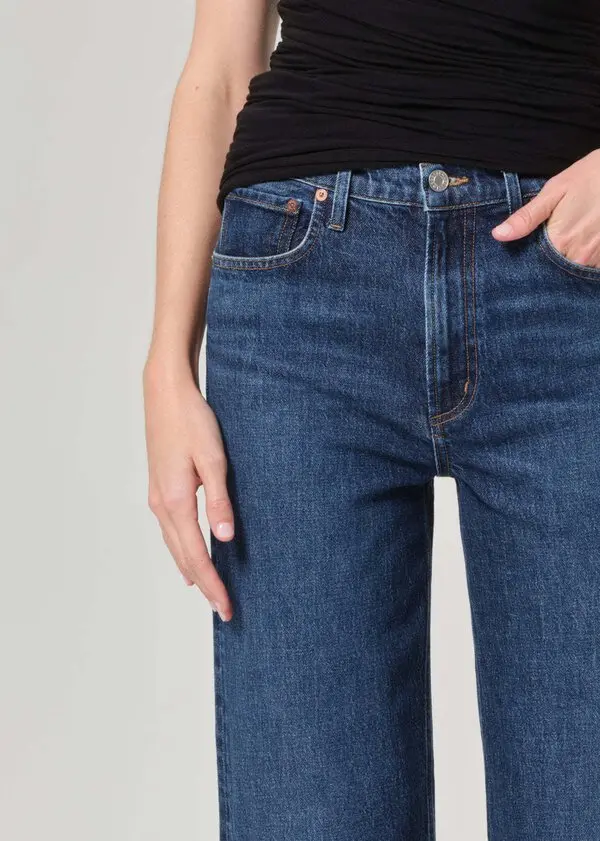 AGOLDE High Rise Wide Leg Jeans