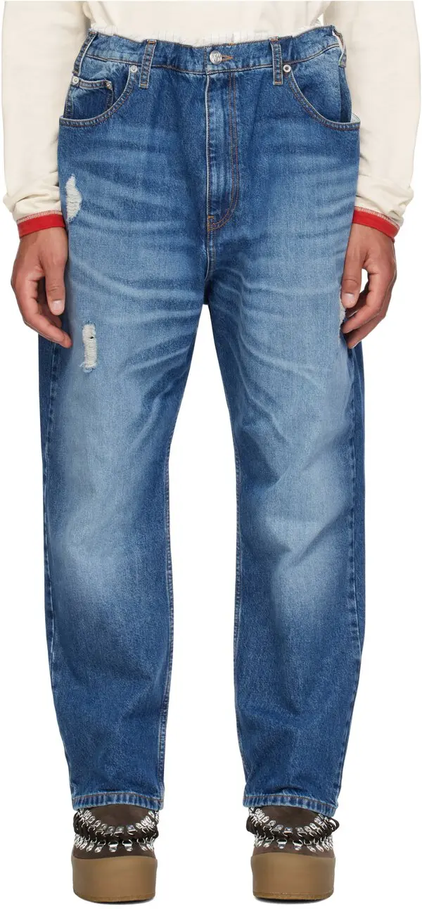 BLUEMARBLE Trompe L'oeil Jeans