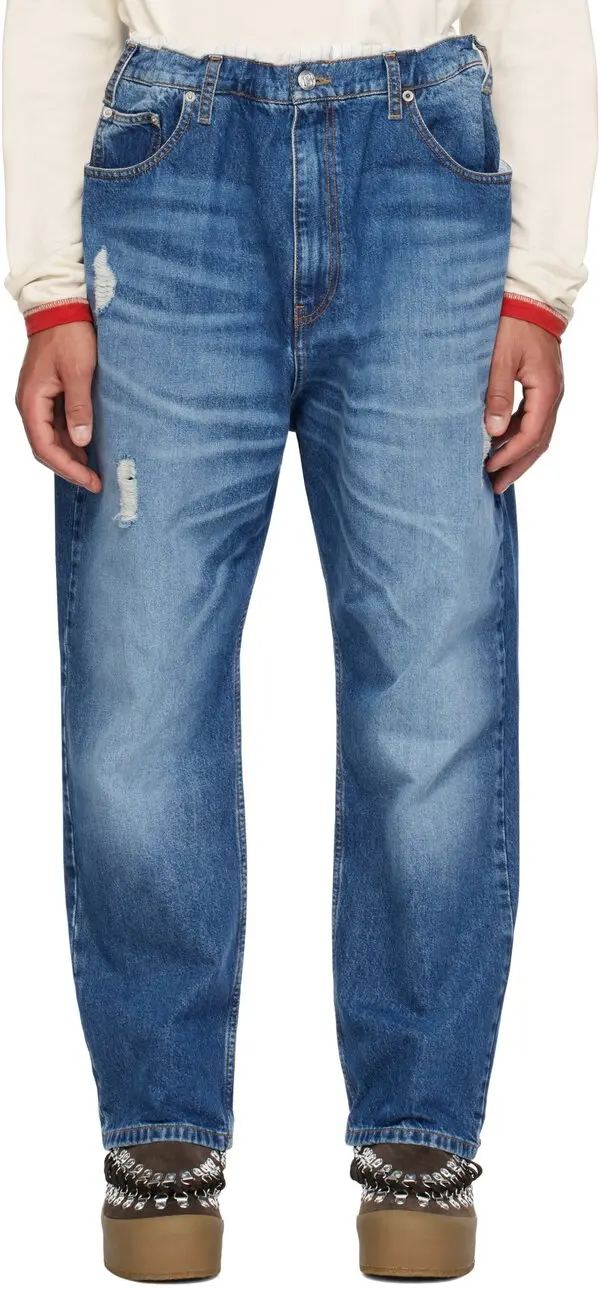 BLUEMARBLE Trompe L'oeil Jeans