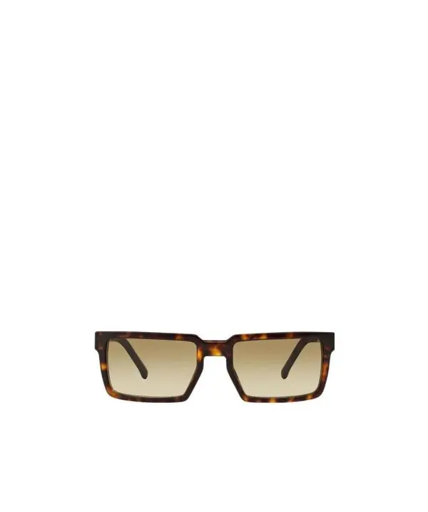 Prada Rectangle Logo Gradient Sunglasses - Nude