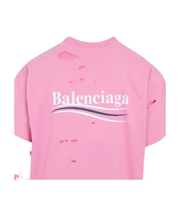 Balenciaga Destroyed Layered Long-sleeve T-shirt