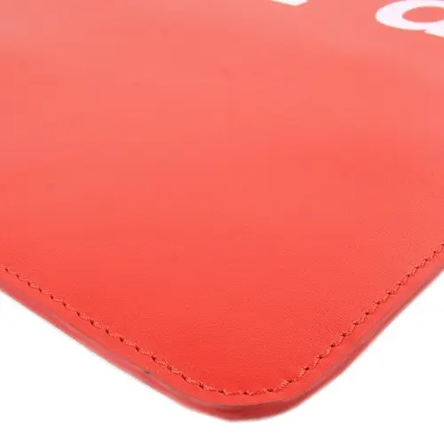 Comme Des Garçons Logo Printed Tote Bag - Red