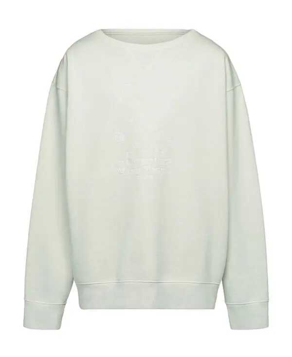 MAISON MARGIELA Numeric Logo Sweatshirt - Green