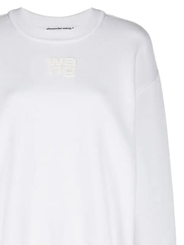 Alexander Wang Logo Printed Crewneck Sweatshirt
