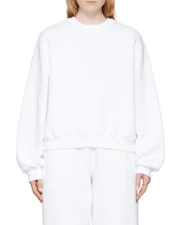 Alexander Wang Logo Printed Crewneck Sweatshirt