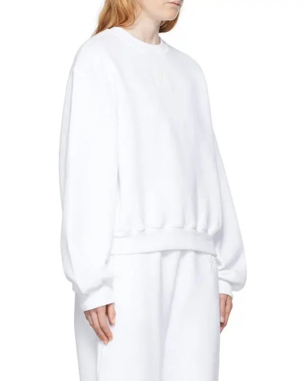 Alexander Wang Logo Printed Crewneck Sweatshirt