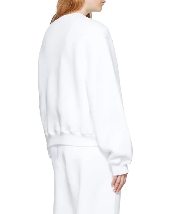 Alexander Wang Logo Printed Crewneck Sweatshirt