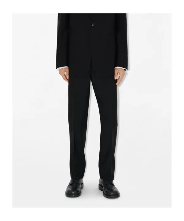 Burberry Wool Tailored Trousers - Black