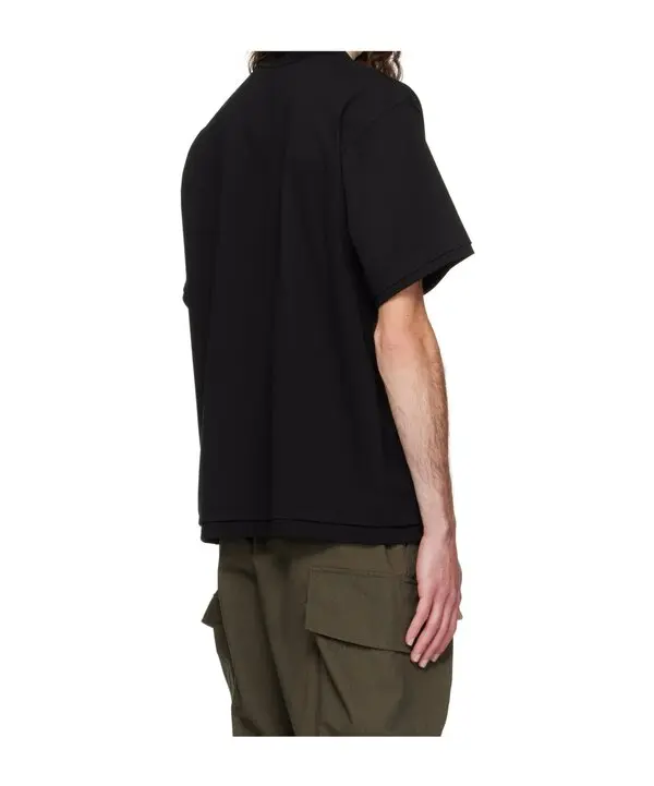 Sacai Jersey T-shirt - Black