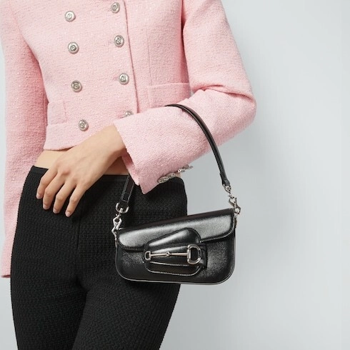 Gucci Horsebit 1955 Mini Shoulder Bag - Black