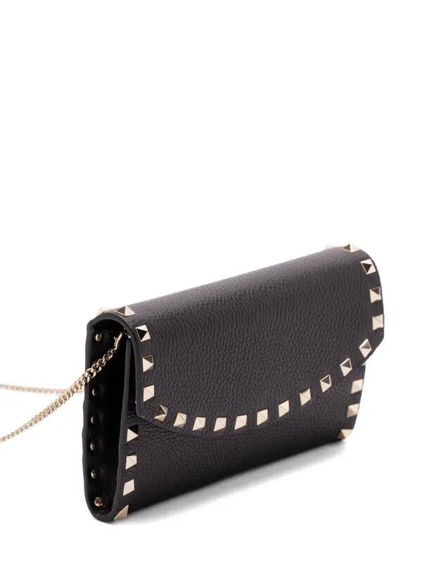 Valentino Garavani Rockstud Foldover Top Wallet